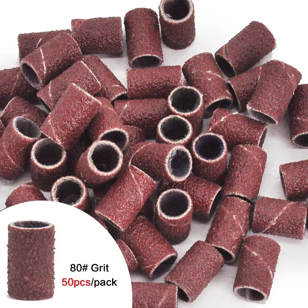 Насадки шлифовальные 80 Grit для Dremel, 50 шт.