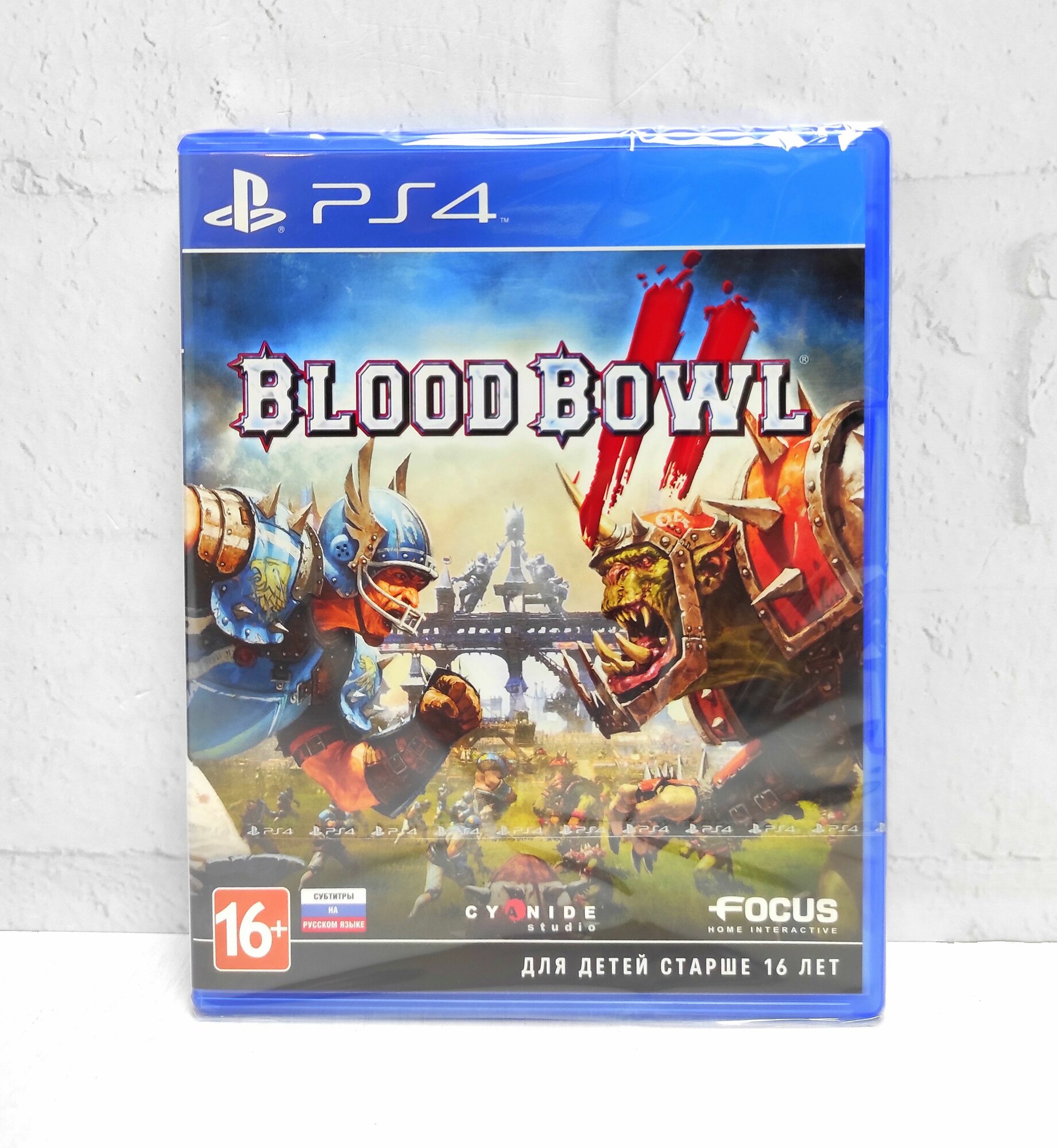 Blood Bowl 2 (II) Русские субтитры обложка на русском CUSA 00776 Видеоигра на диске PS4 / PS5