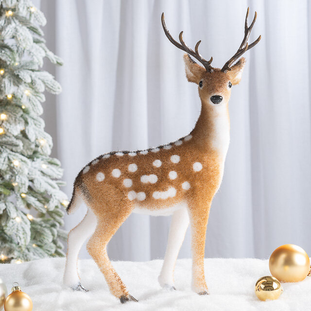 Декоративная фигура Олень Доркинг - Spotted Deer 39 см, Winter Deco, 1135210