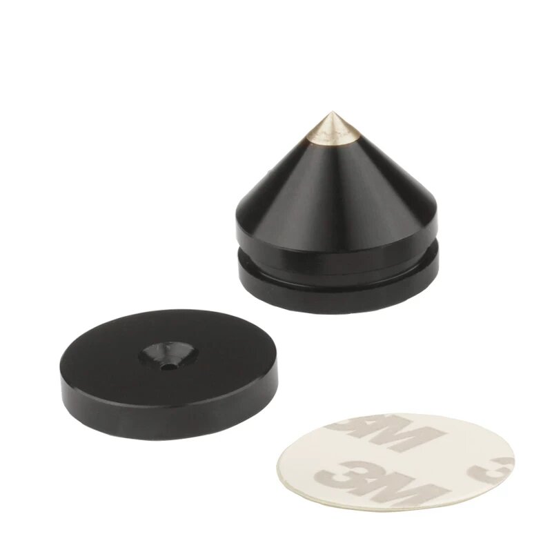 YYAUDIO Антивибрационные ножки для колонок амортизирующие подставки для HiFi усилителя 1 шт черный цвет
