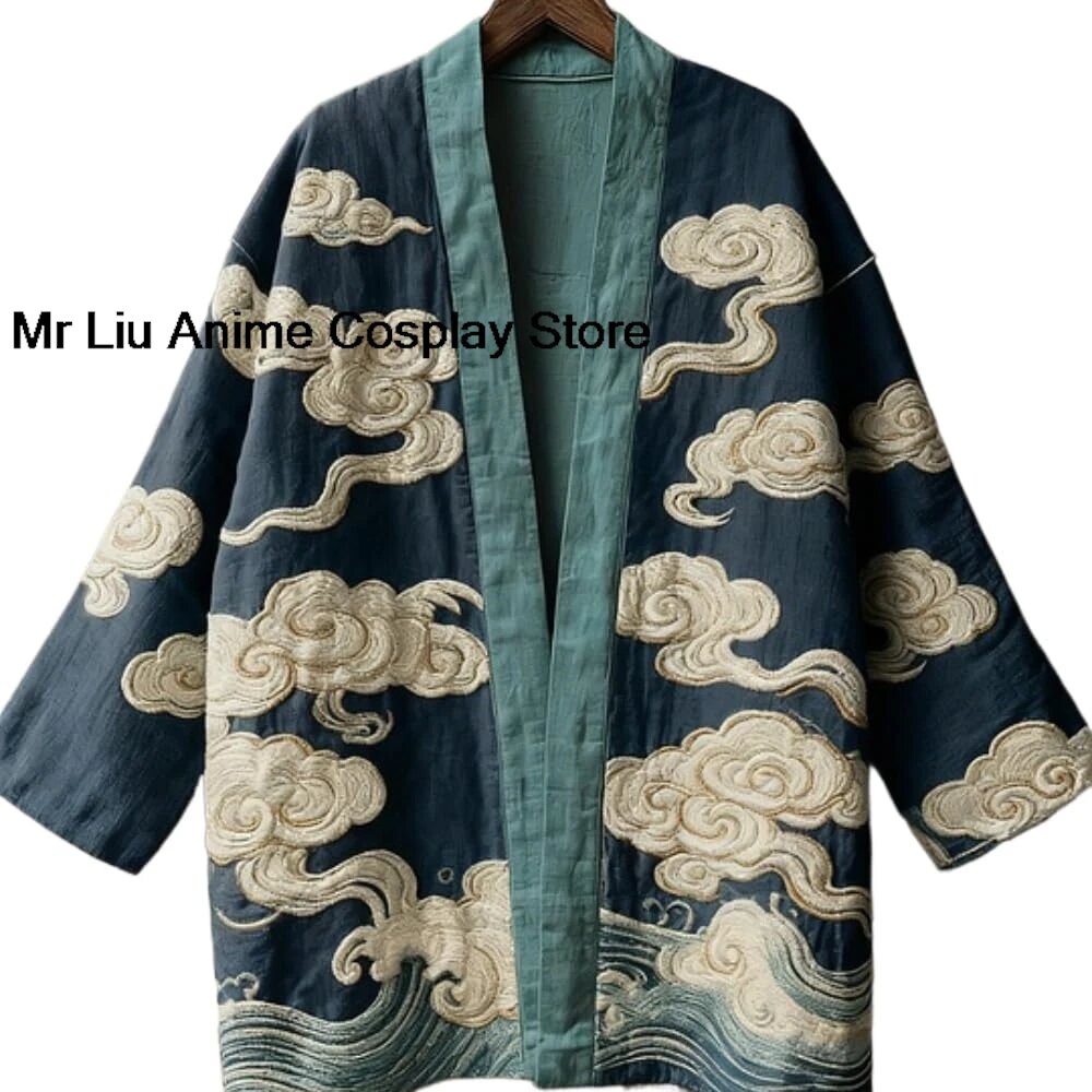 Кимоно кардиган мужское/женское, размер M, цвет Haori Jacket4