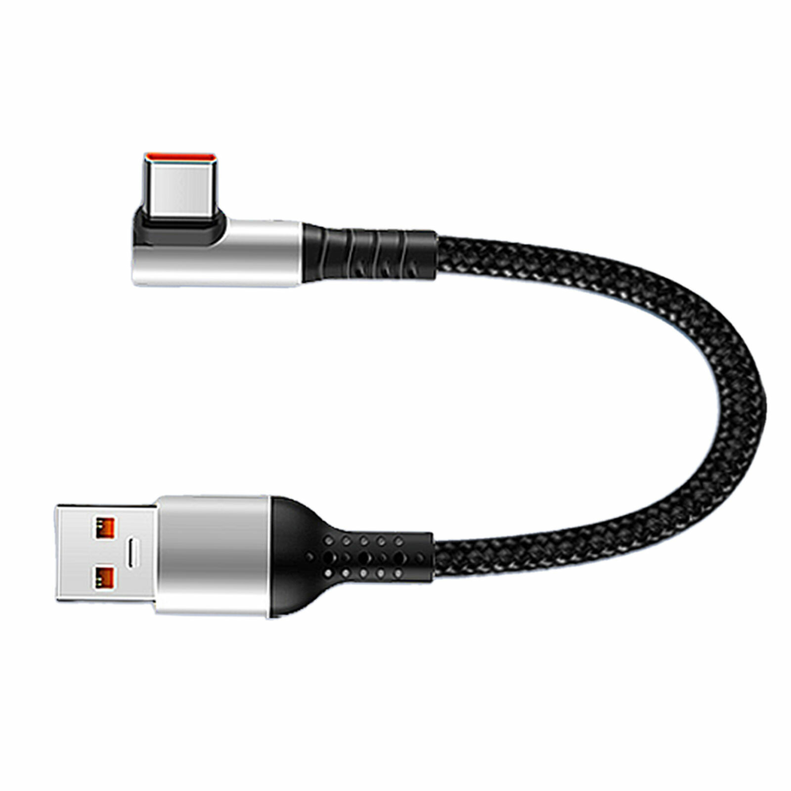 USB -TO Type C Кабель кабеля Cable 90 градусов коротких данных для смартфонов