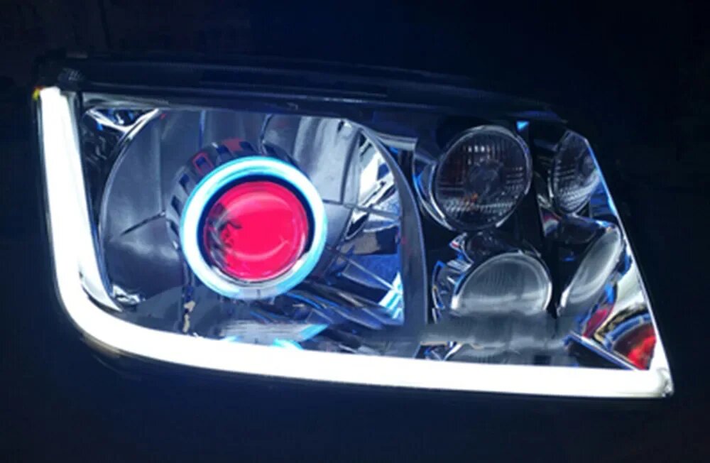 LED HID ксеноновая фара для Volkswagen vw passat b5 bora Angel Eyes DRL дневные ходовые огни поворотные сигналы автомобильные аксессуары