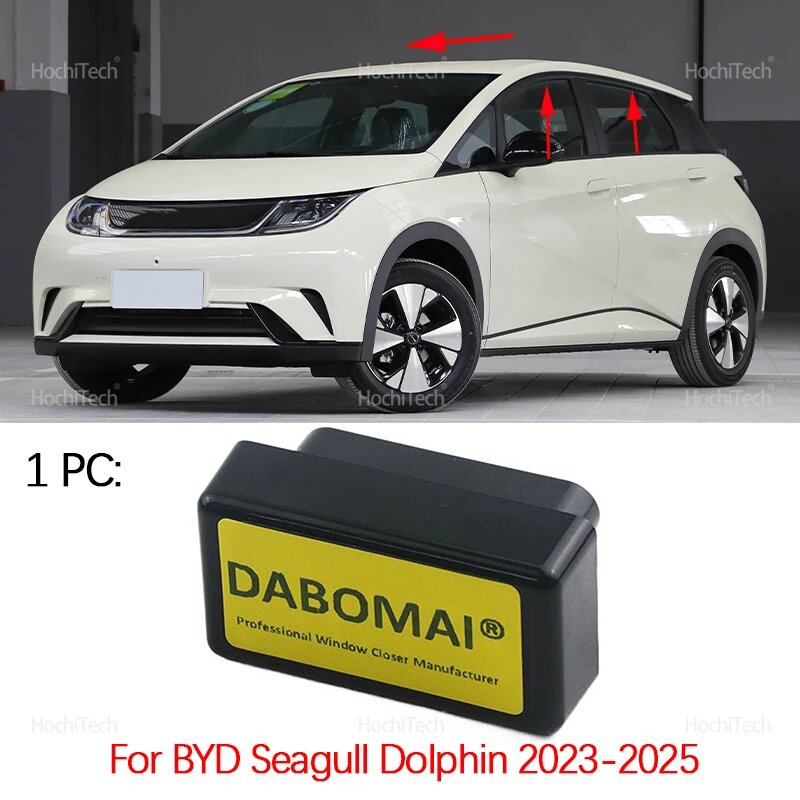 Модуль Автоматического Закрытия Окон Для BYD Seagull Atto 1 Dolphin EA1 EM2E 2023-2025 - Интеллектуальная Система Открывания .