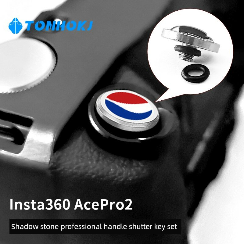 Замена кнопки шторки для Insta360 AcePro2 - Дизайн с логотипом Пепси для экшн-камеры