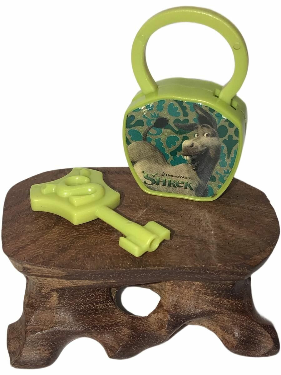 ST 286 Раритетная Коллекционная киндер игрушка (замок) Кот - Осёл ( шрек 3 ) - ( Shrek 3 ) / Kinder Surprise / Ferrero