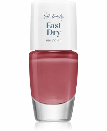 Лак для ногтей Lovely Fast Dry, черный, 8 мл