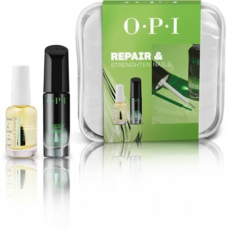 Набор для ногтей OPI Repair & Strengthen Nails Set, прозрачный, 2 шт.