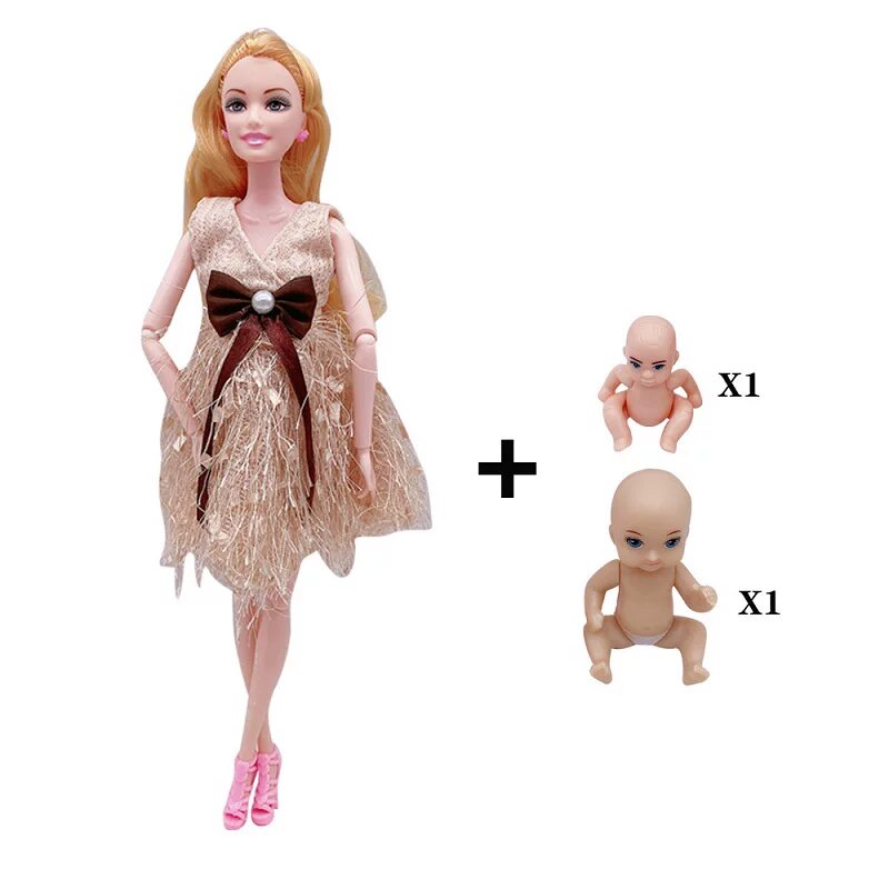 Модная кукла-младенец 11.5inch года для беременных женщин, чтобы родить ребенка, кукла Барби, кукла-принцесса,