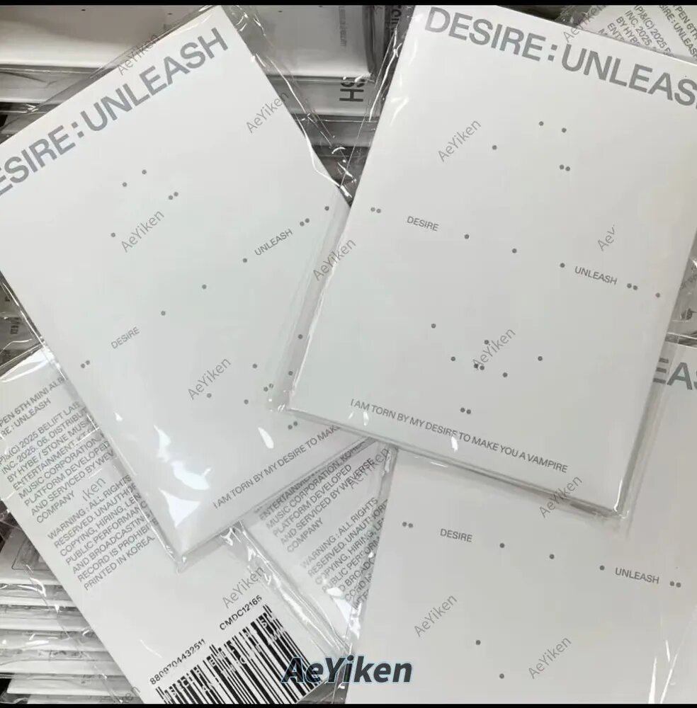 Альбом ENHYPEN - DESIRE : UNLEASH 6th Mini Album, K-pop CD, Импортное издание
