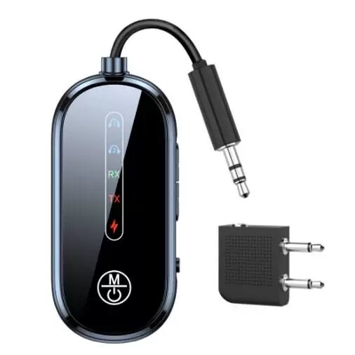 Bluetooth-передатчик C83Pro+ с сменным штекером для автомобиля, наушников, компьютера и телевизора с aptX HD
