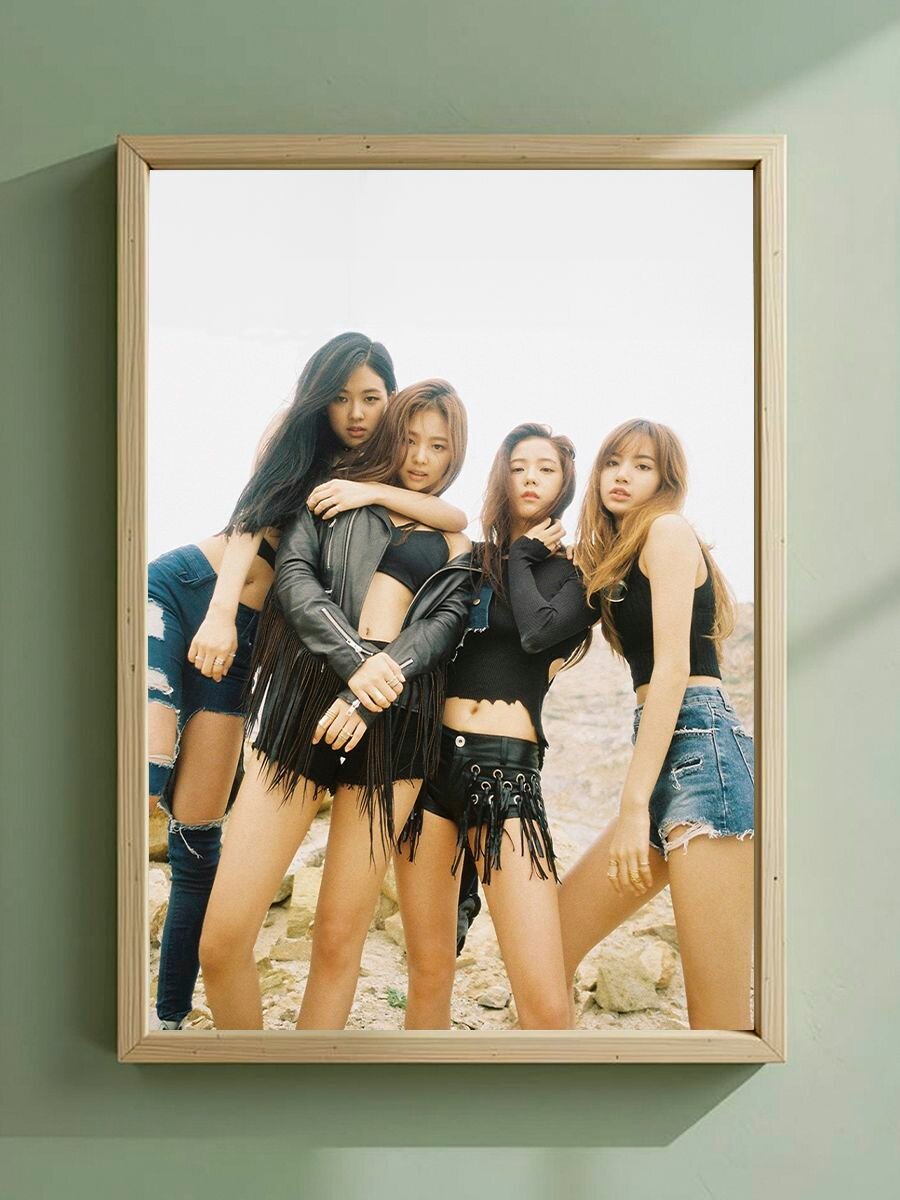 Постер, плакат на стену "Blackpink K-pop Гёрл-Группа" 42Х29,7см (А3)