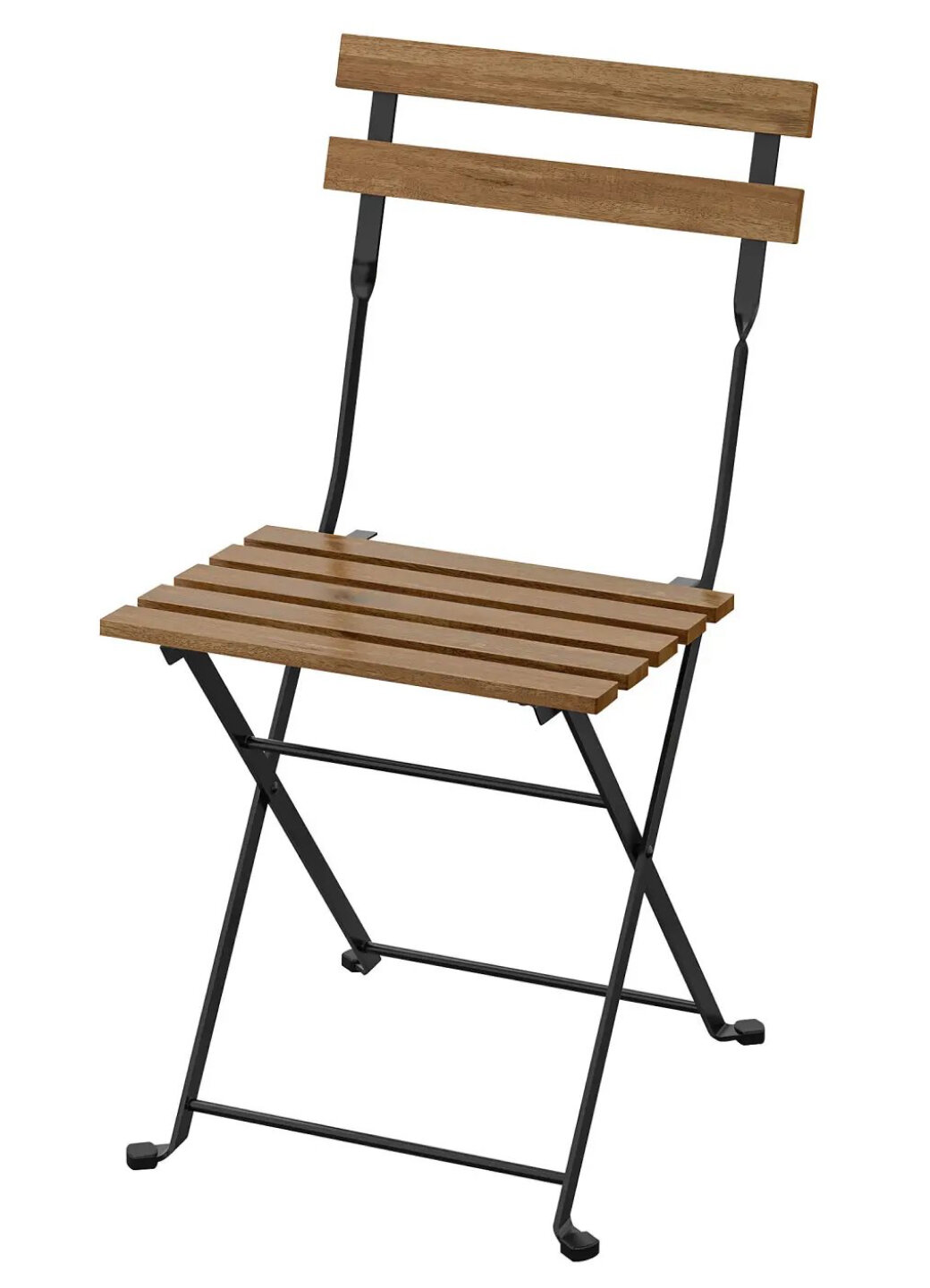 Стул уличный садовый IKEA TÄRNÖ (тарно), складной, деревянный, черный/коричневый, 39х28х79 см