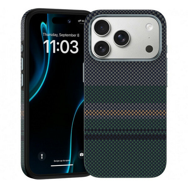 Чехол Benks ArmorPro Case Kevlar для iPhone 17 Pro 6.3" (C. K. FL. AP. SR. C069) Aurora