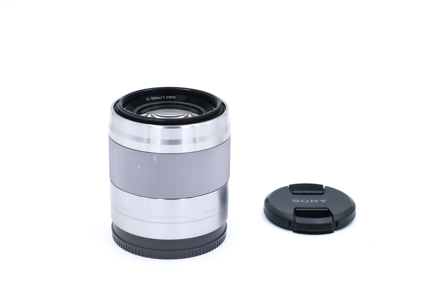 Объектив Sony E 50mm f/1.8 OSS Silver - с. н. 1858313