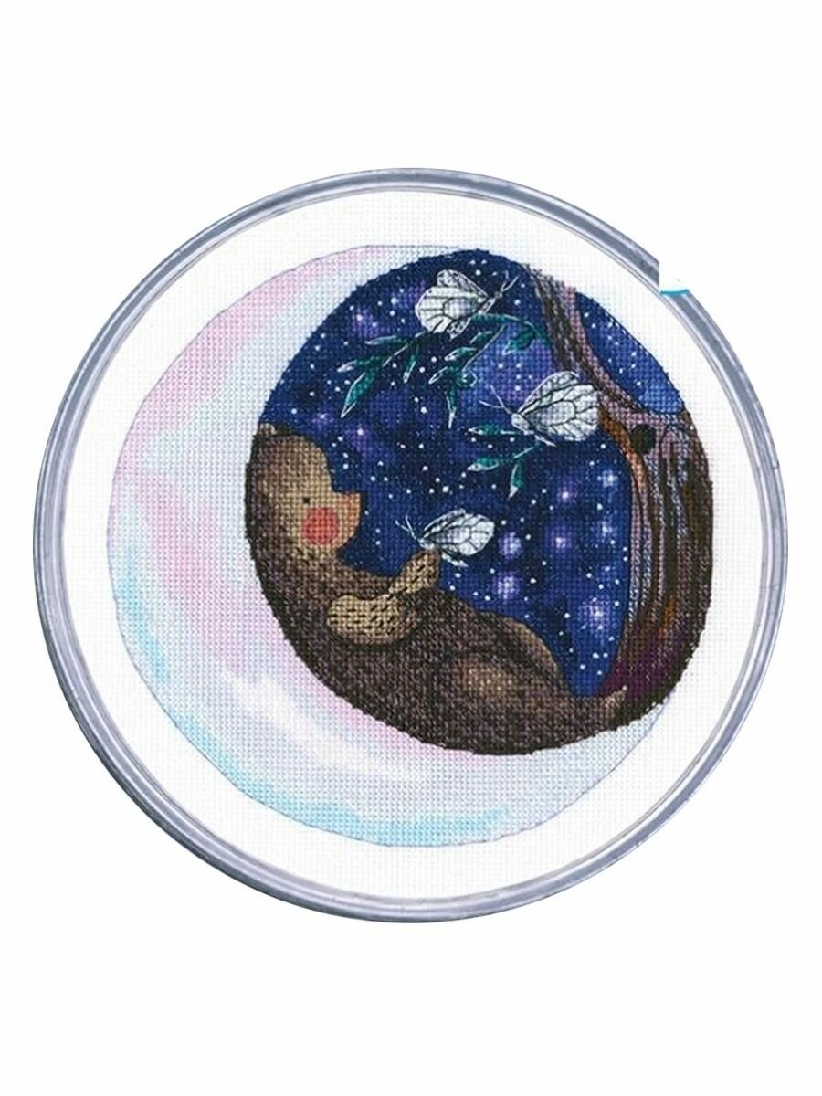 16CT Набор для вышивания крестиком Amishop "История звезд" RTO M812 Kопия, 105 x 105 ст, 17 x 17 см, 34 цветов