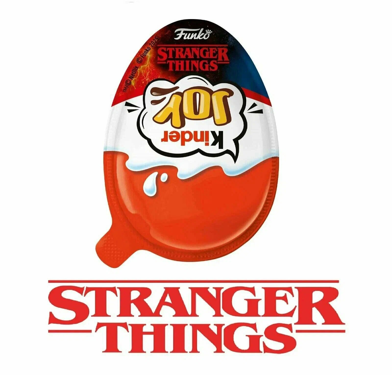 Шоколадное яйцо Kinder Joy Funko Stranger Things, (Очень странные дела), (1 шт 20 гр) Эстония