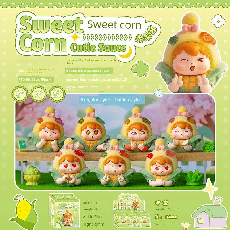 Оригинальная коллекционная фигурка Sweet Corn Blind Box 2026 New Model Xuyu CP Fan Merchandise Ray-Ban LP99 Соус из