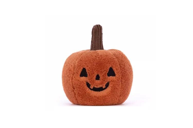 Мягкая игрушка унисекс JELLYCAT Ooky Jack O'lantern, Halloween Bizarre Pumpkin-Vintage Edition-Small 10cm