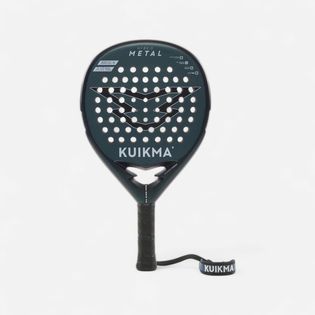 DECATHLON Ракетка для падел тенниса Kuikma Hybrid Metal, темно-серый