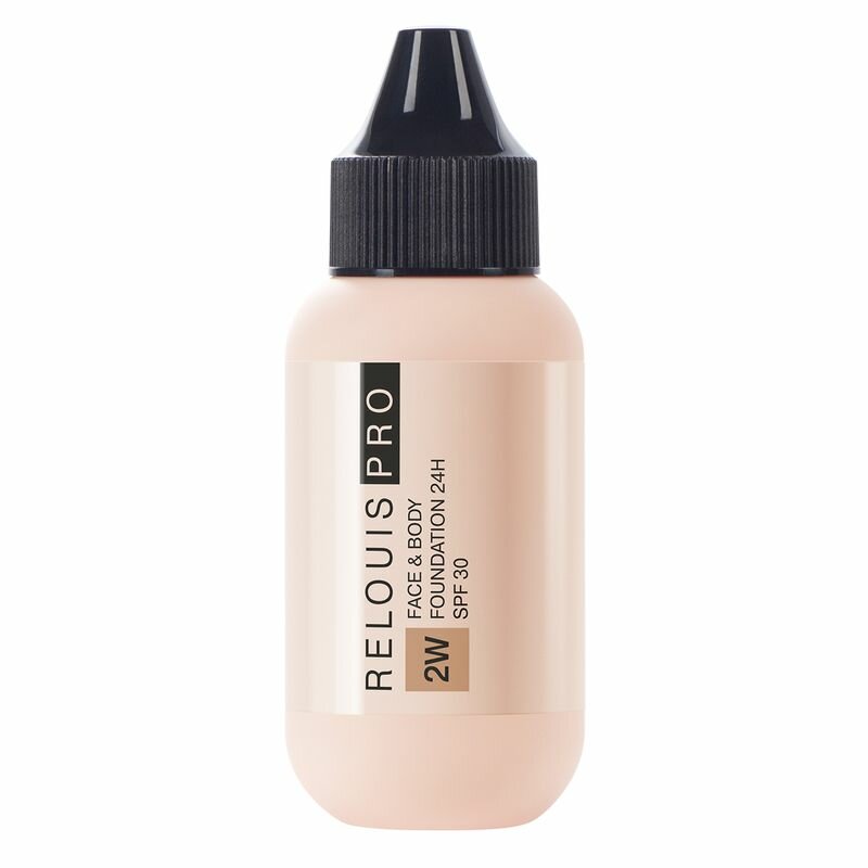 Relouis Тональный крем PRO Face&body Foundation 24H Spf 30, Тон 2W Средний оливковый Warm