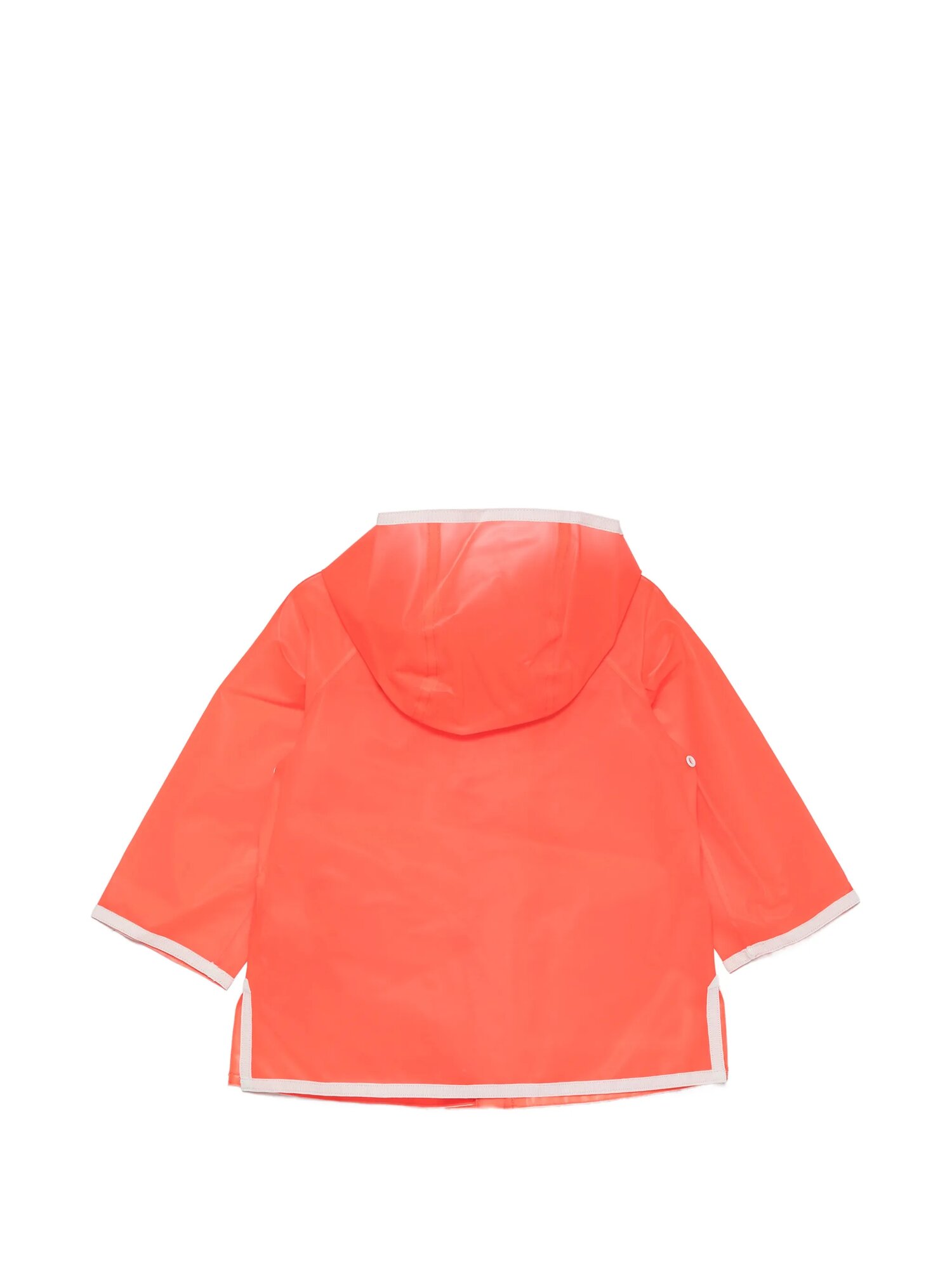 Пальто Bonpoint Hooded contrast-trim rain coat, размер 2 года, оранжевый — фото 1