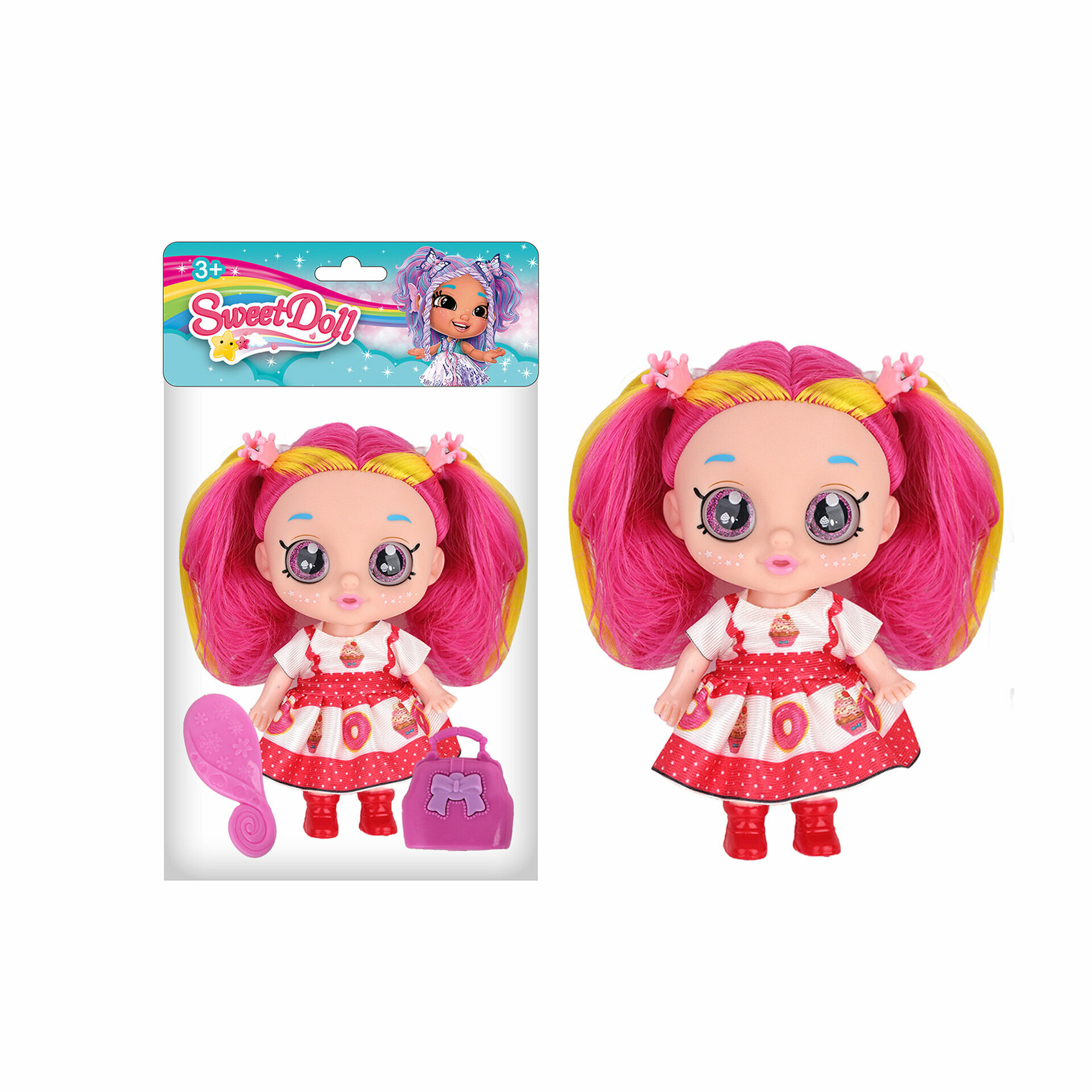 Кукла Кенди KINDKIDS ice Cream Surprise Doll Пакет с аксессуарами