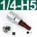 Насадки Torx Riesba 1/4 дюйма T8 T10 T15 T20 T25 T27 T30 T40 T45 T50 PH1 PZ1 H5 ...