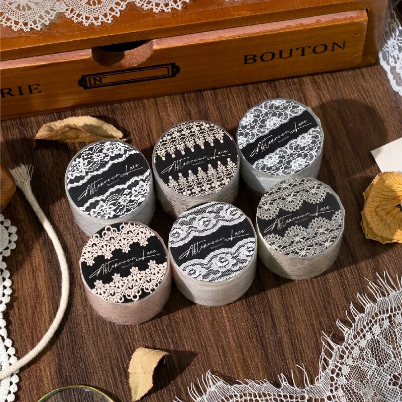 Декоративная лента Washi с кружевом, 2 м, All