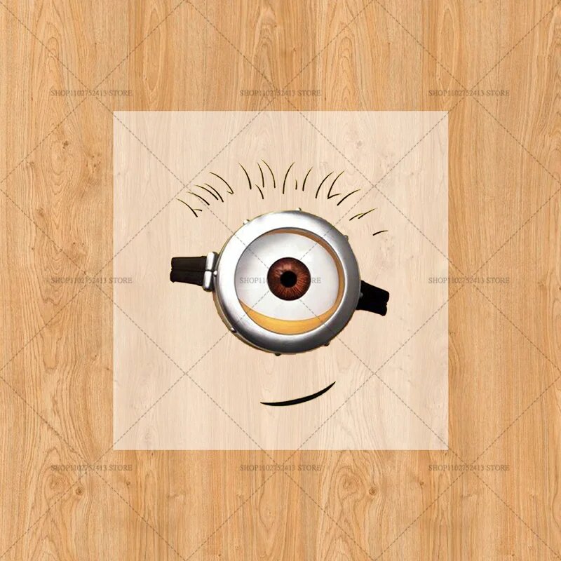 Наклейка Minions Potdemiel, XHR217, большая (28-32см)