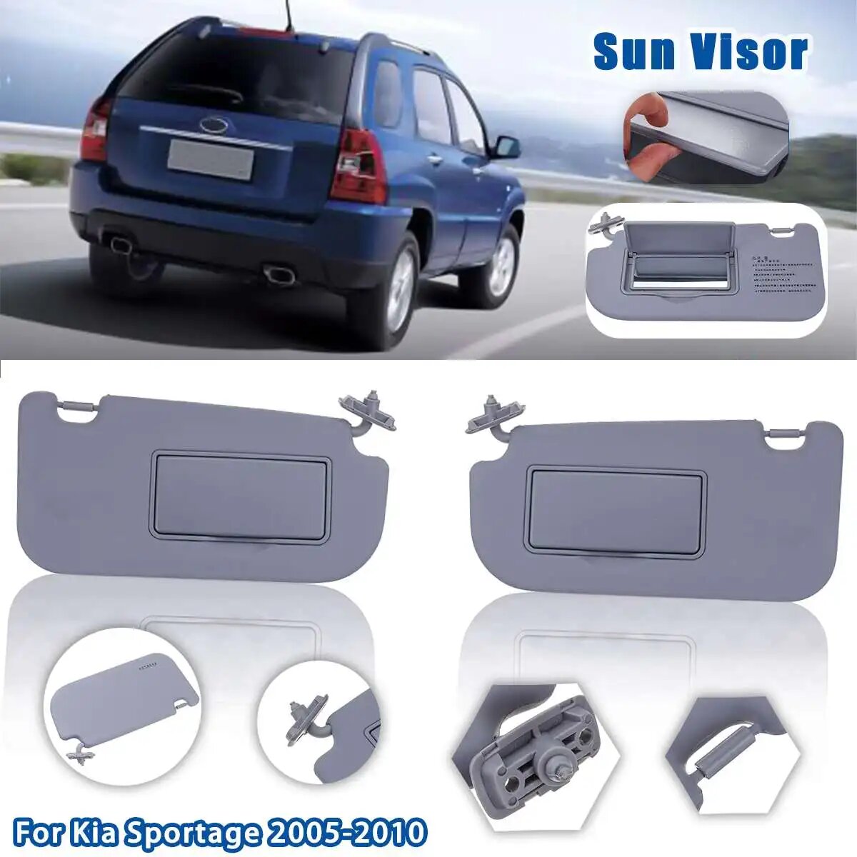Солнцезащитный козырек Left and Right для KIA Sportage 2005-2010