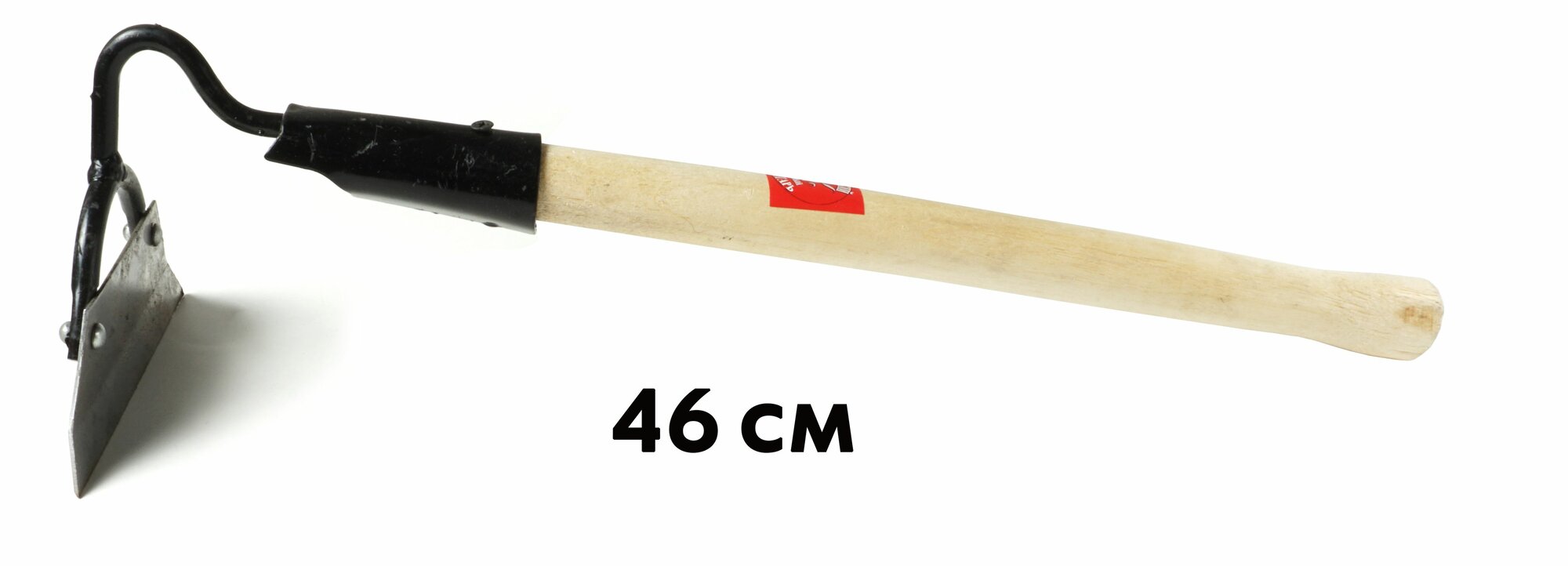 Мотыга садовая, деревянная ручка, 15 х 44,5 см