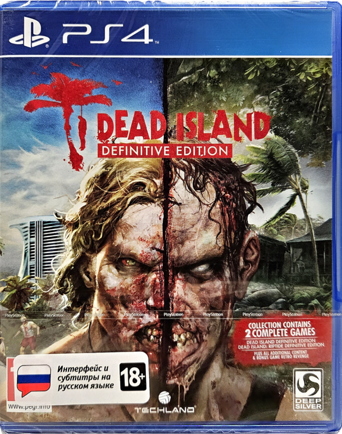 Игра Dead Island, Definitive Edition, Playstation 4, Интерфейс и субтитры на русском языке