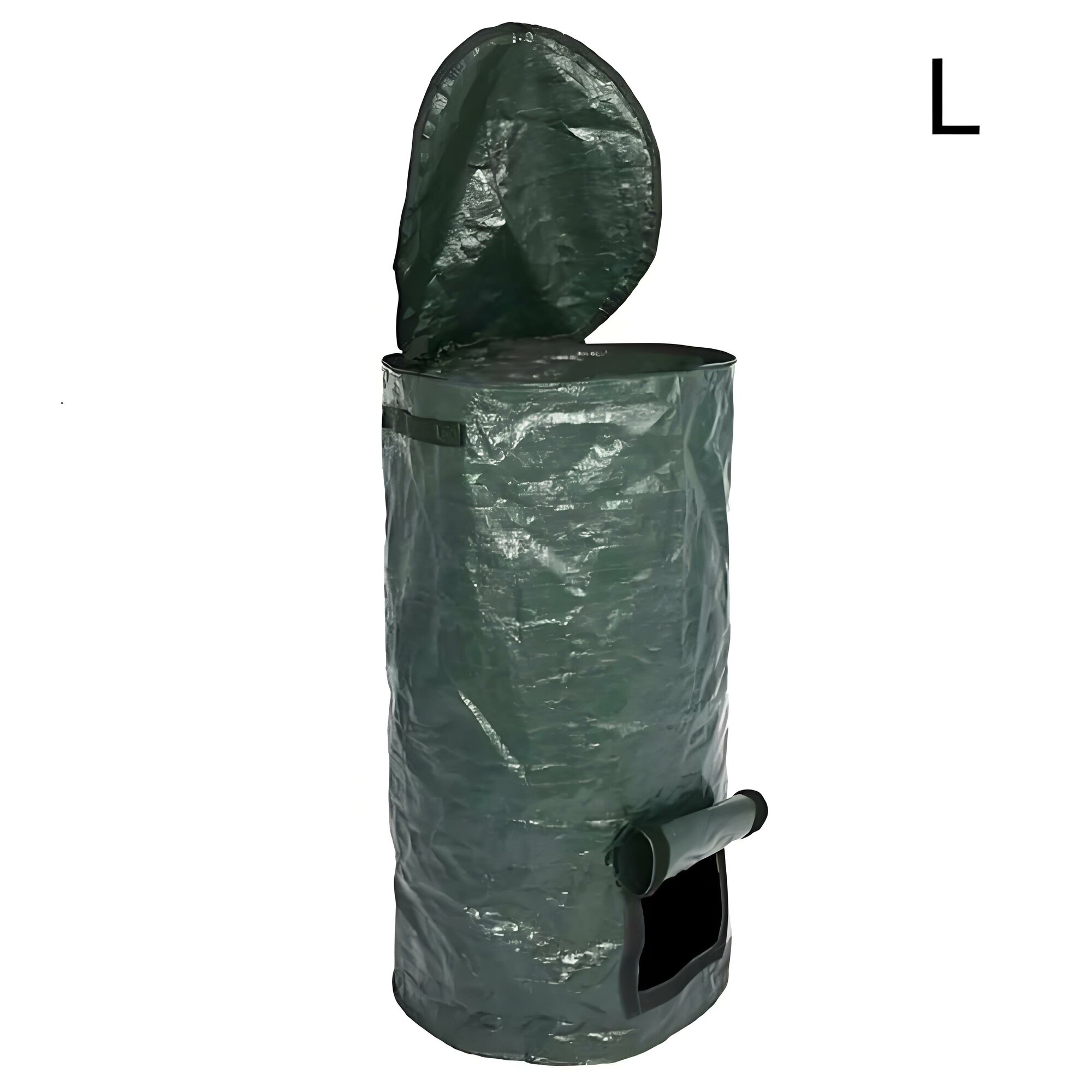Многоразовые мешки для садовых отходов и компоста, - L.80*45CM, Крышка без окошка