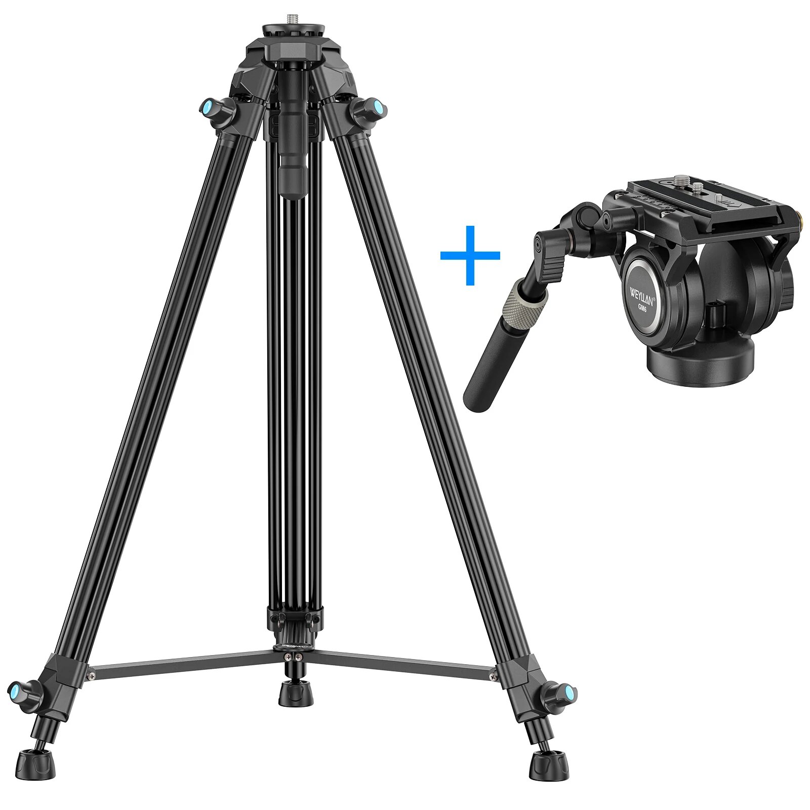 WEYLLAN VP5 Видеоштатив алюминиевый, 70 дюймов, standard