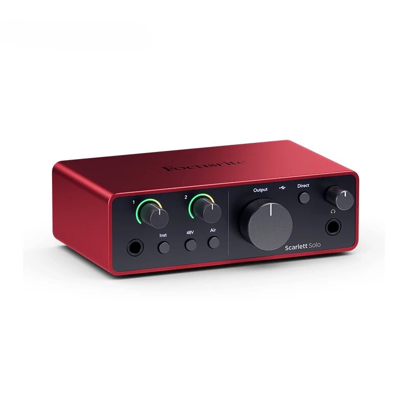 Focusrite Scarlett Solo 4-го поколения USB-интерфейс