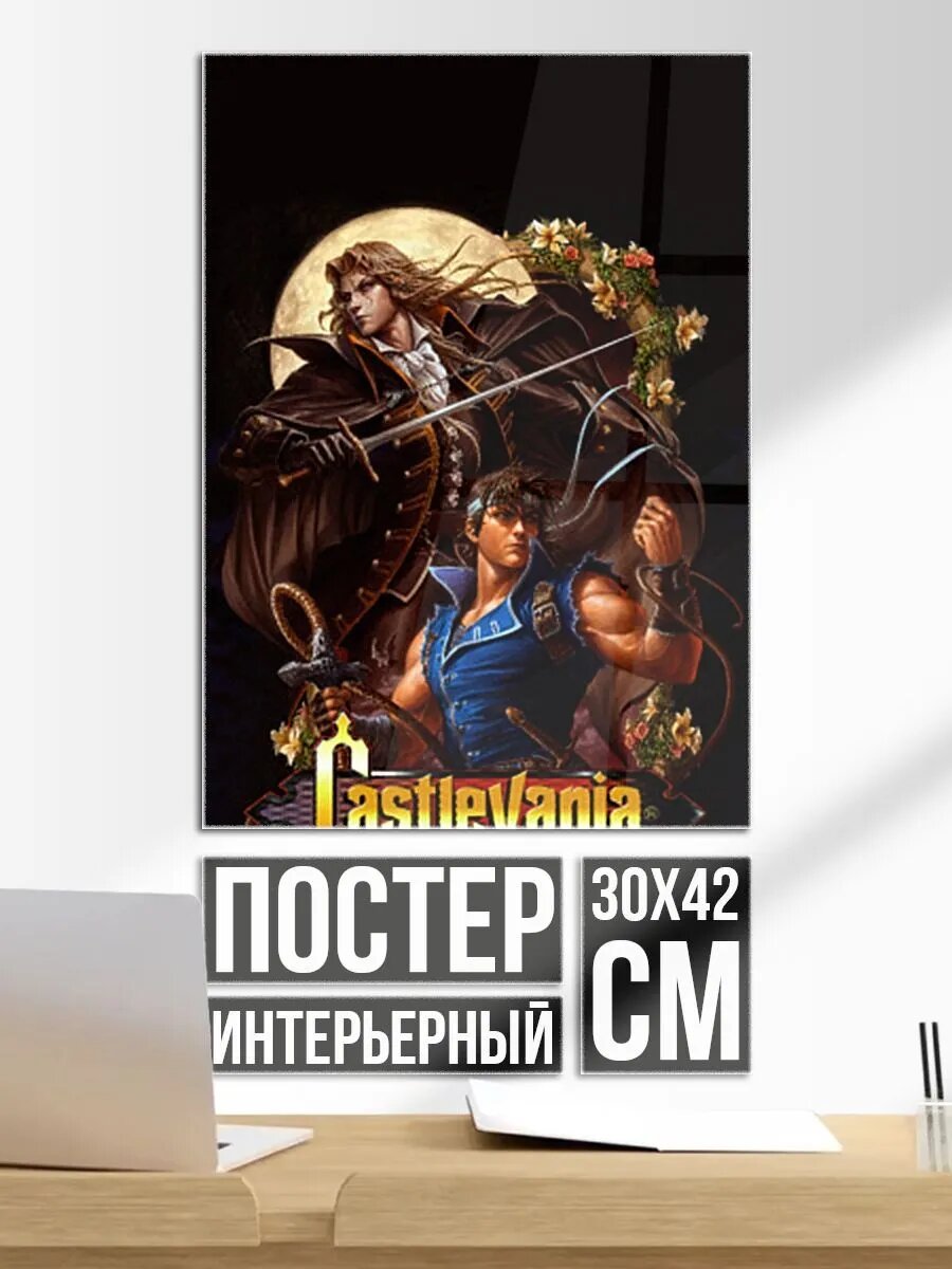 Постер на стену Castlevania - Leon & Alucard