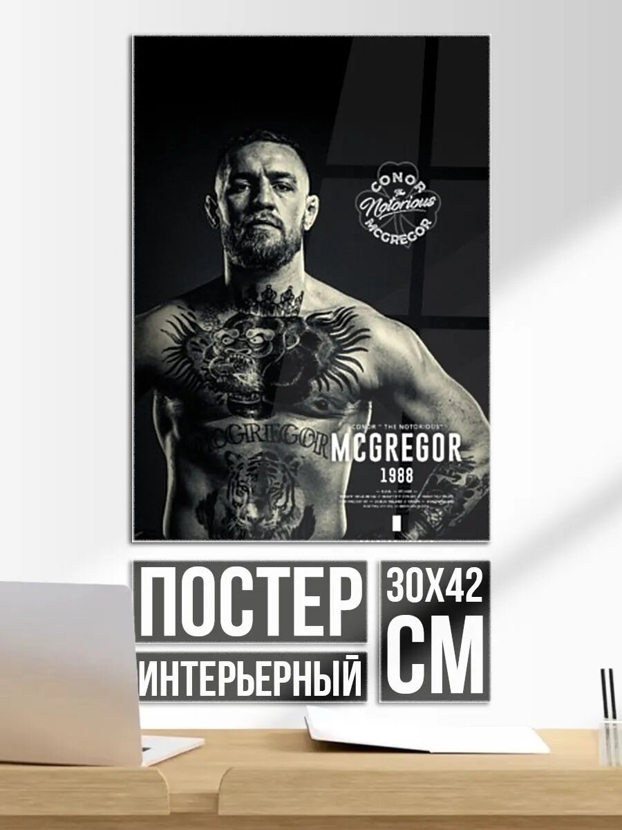 Постер на стену Конор Макгрегор