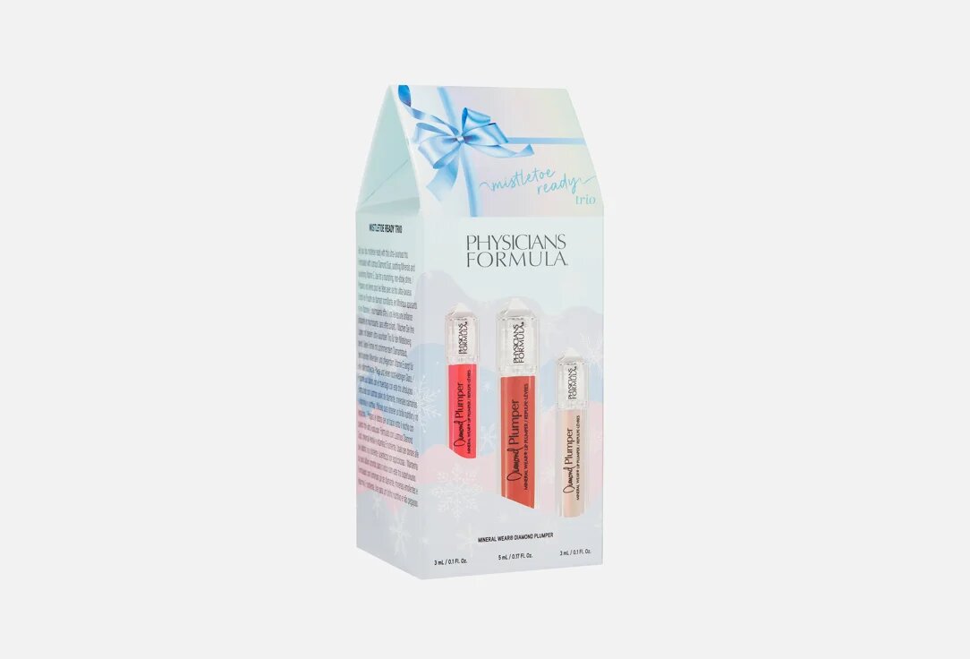Physician's Formula Mistletoe ready trio Набор блесков для губ 3 шт