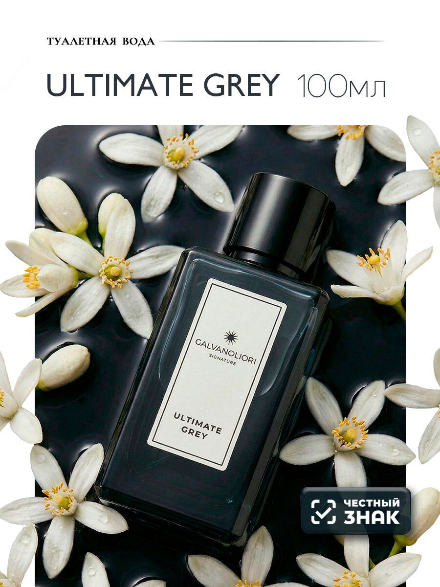 Туалетная вода мужская Parfums Constantine GalvanoLiori Signature Ultimate Grey 100мл