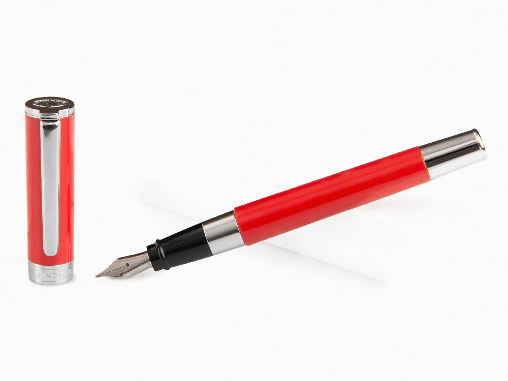 Перьевая ручка Aurora TU Resin Red CT, перо - F, в подарочной коробке T11-RF