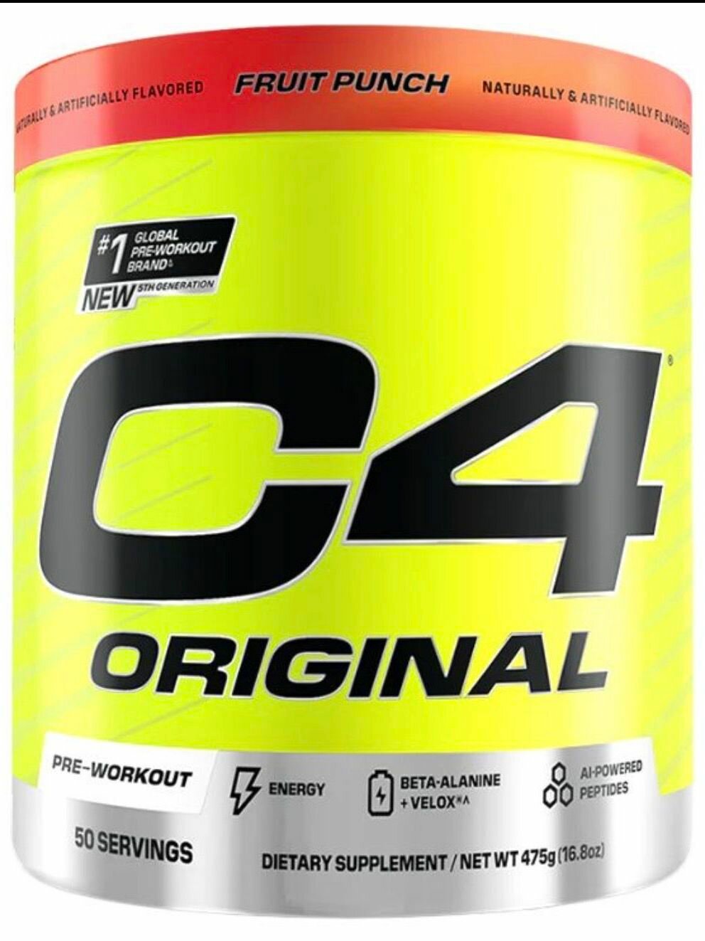Предтренировочный комплекс Целлюкор С4 282 гр Фруктовый Пунш Cellucor C4 30 порций