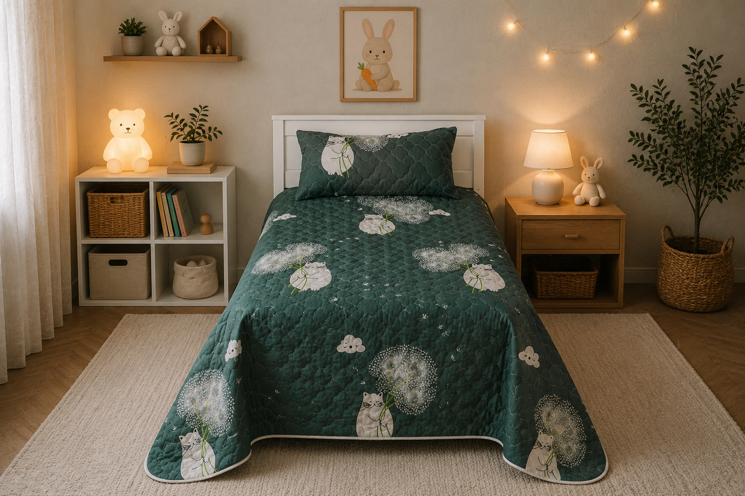 Детское покрывало Sweet Dreams Покрывало Одуванчики 90x190
