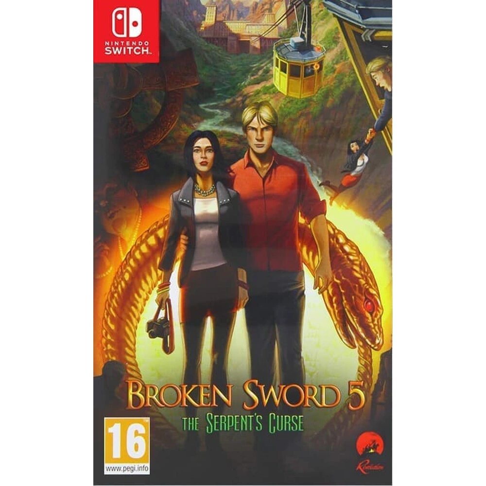 Игра Broken Sword 5: The Serpent's Curse (Nintendo Switch, русская версия) Revolution Software Картридж 16+