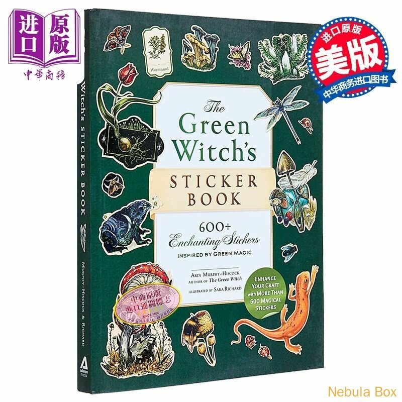 The Green Sticker Book: 600+ Enchanting Stickers Inspired by Green Magic