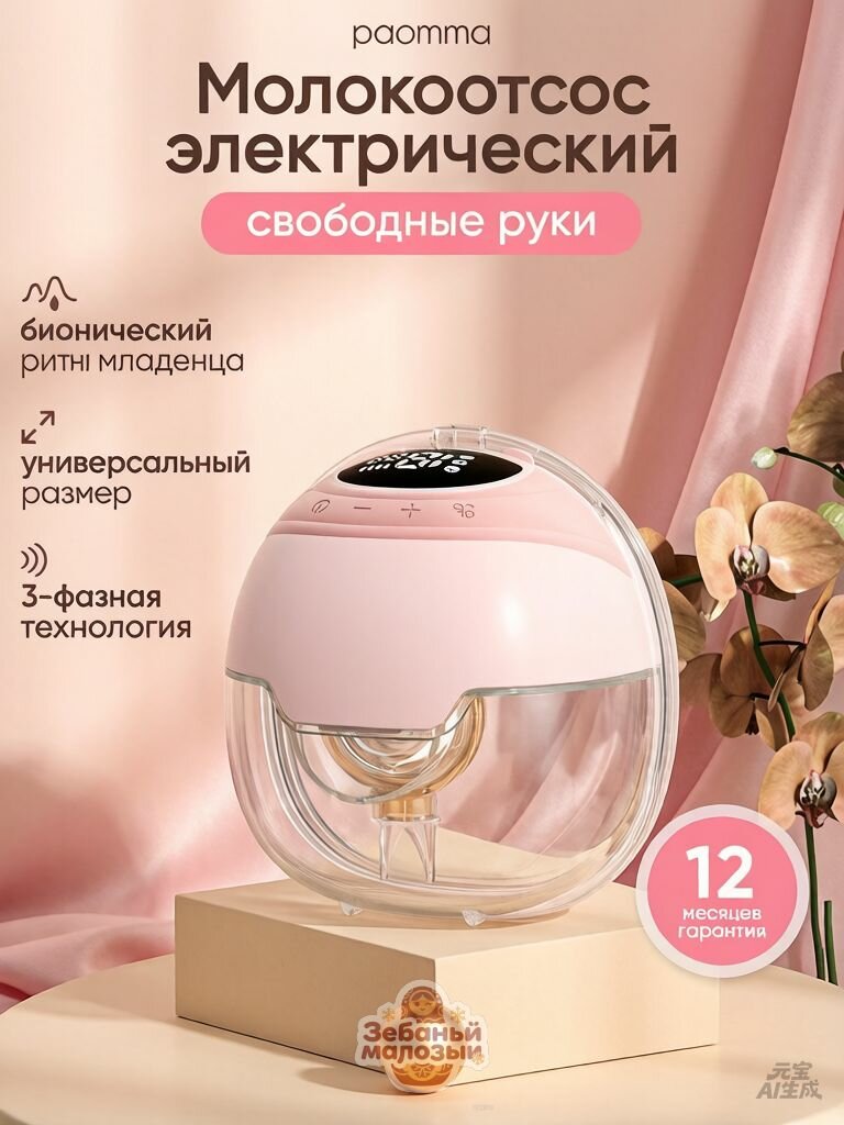 Электрический молокоотсос беспроводной