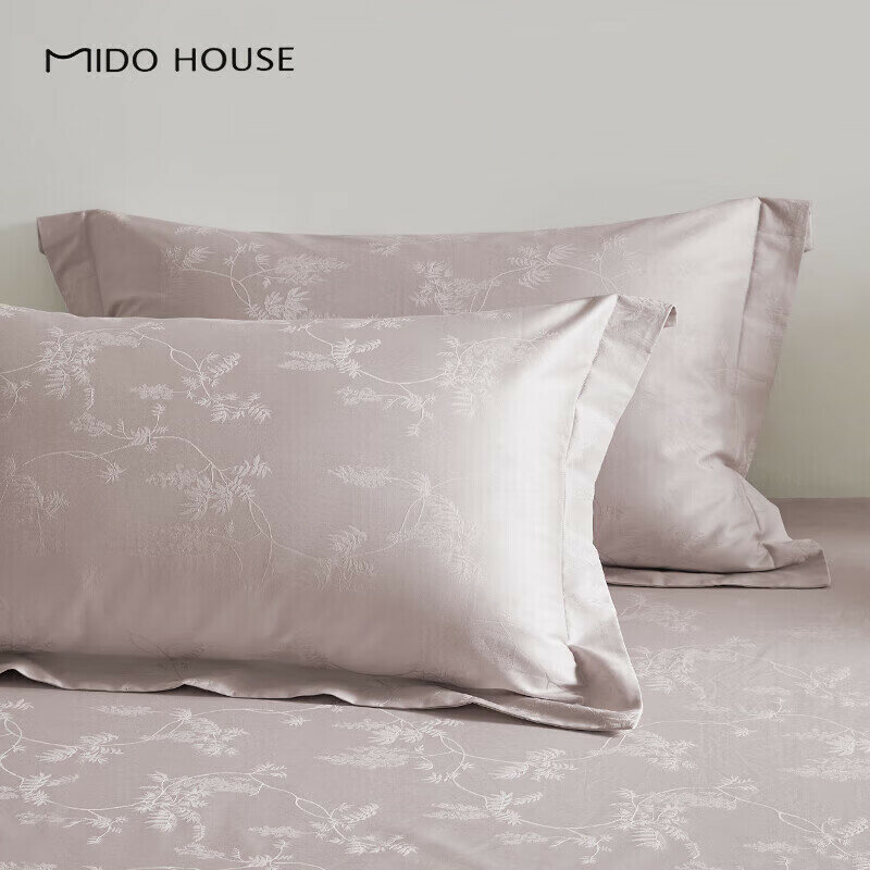 Подушечный чехол MIDO HOUSE из 100% хлопка, 48x74 см, набор из двух штук, цвет молочный рис Размер：Набор из 2