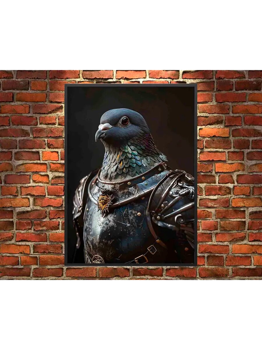 Рыцарь голубиной птицы 1 (2), Плакат 30x42см
