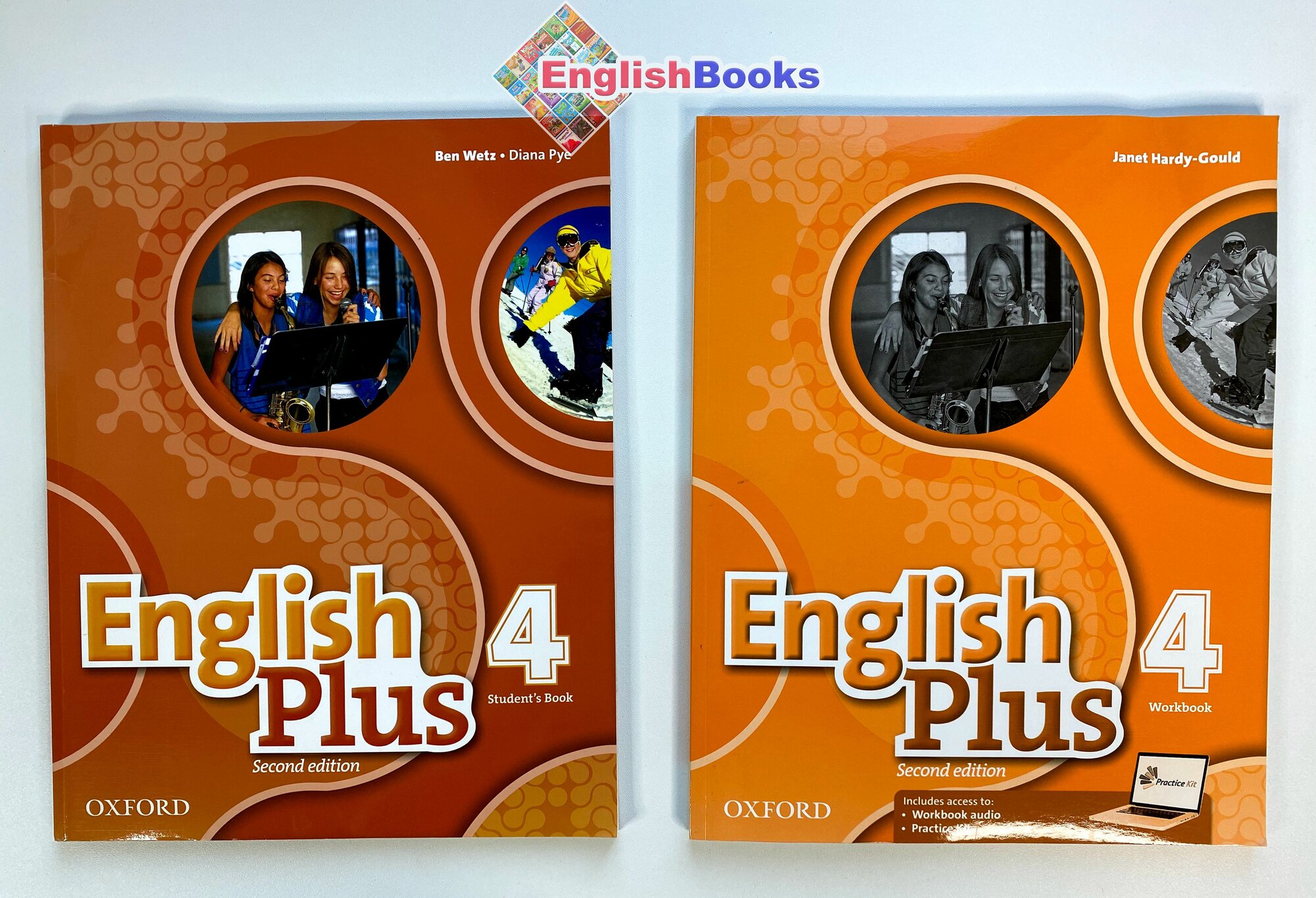 English Plus 4 Second edition, комплект учебник (students Book), рабочая тетрадь (workbook), CD — фото 1