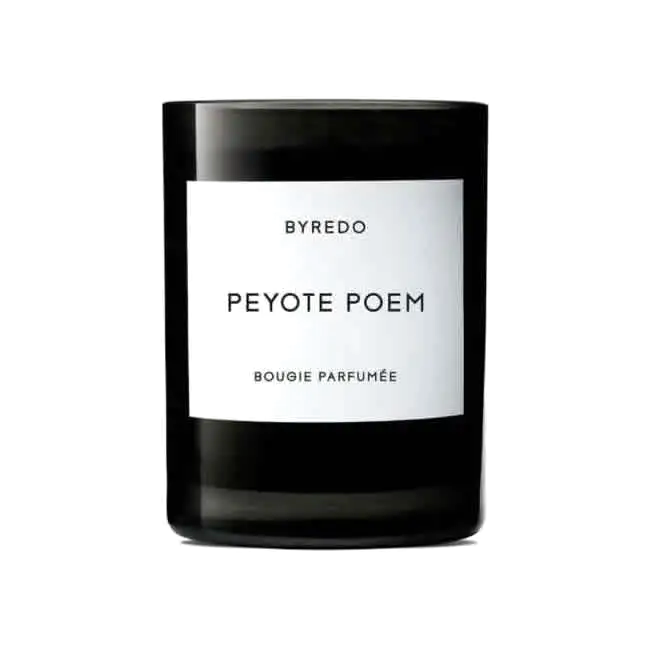 Парфюмированная свеча для помещений Пийот Поэм 240 гр / Byredo Peyote Poem